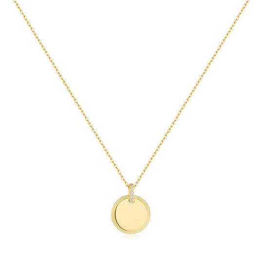 Ania Haie Gold Disc Pendant Necklace N058-01G – Speirs Jewellers